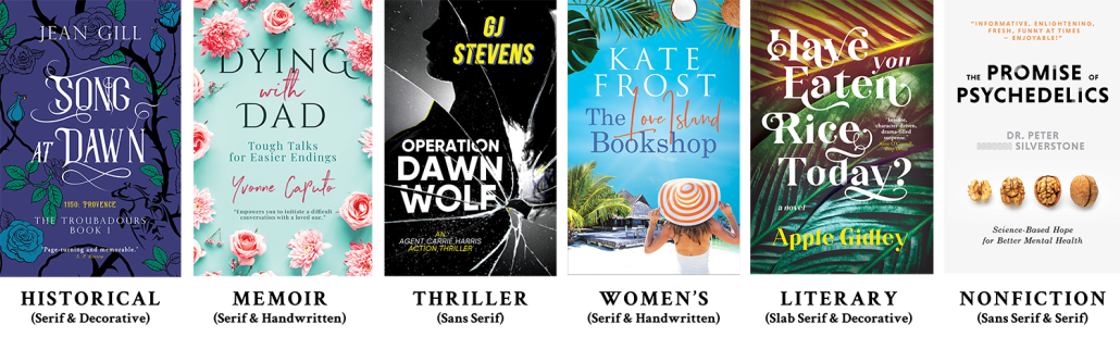 Are You Using the Right Font on Your Book Cover